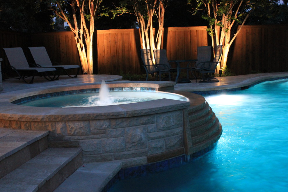 Klein - Traditional - Pool - Dallas - by Southernwind Pools Inc. | Houzz