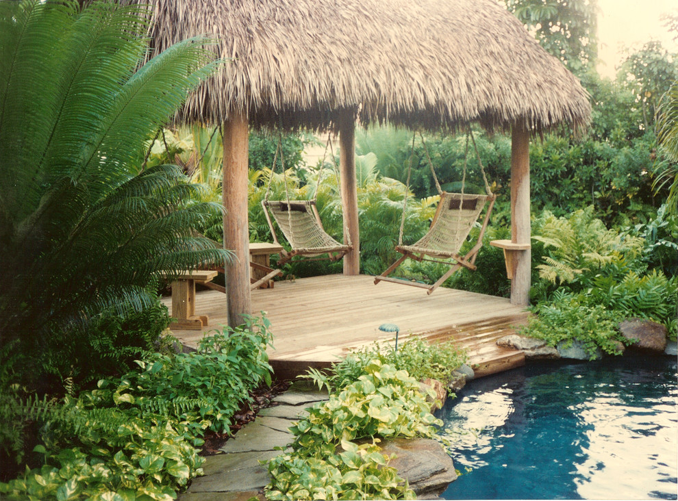 Lagoon pool - Tropical - Pool - Miami - by Aquatic Consultants, Inc | Houzz