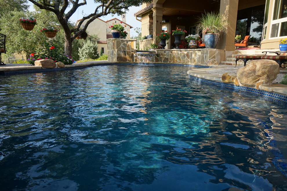Lagoon Pool (Menger Springs) - Rustic - Pool - Austin - by Cityview ...