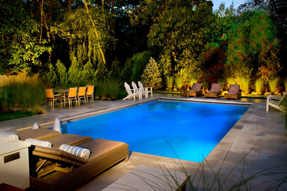 Lake Bluff, IL Swimming Pool with Swim Resistance System - Traditional ...