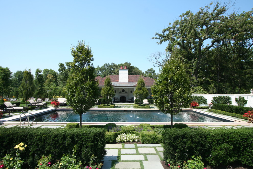 Lake Forest English Garden - Traditional - Pool - Chicago - by ...