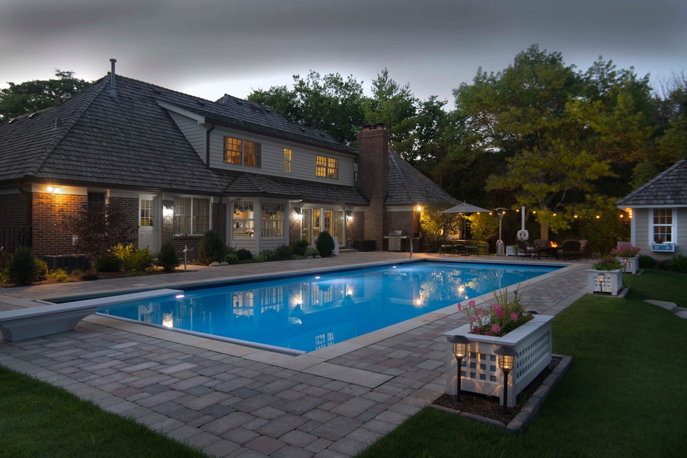 Lake Forest Pool - Traditional - Pool - Chicago - by Platinum Poolcare ...