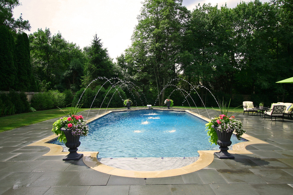 Lake Forest Roman Pool - Traditional - Pool - Chicago - by Rosebrook ...