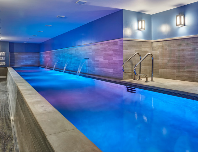Underground Indoor Pool - Minimalistisch - Pools - Chicago - von Great ...