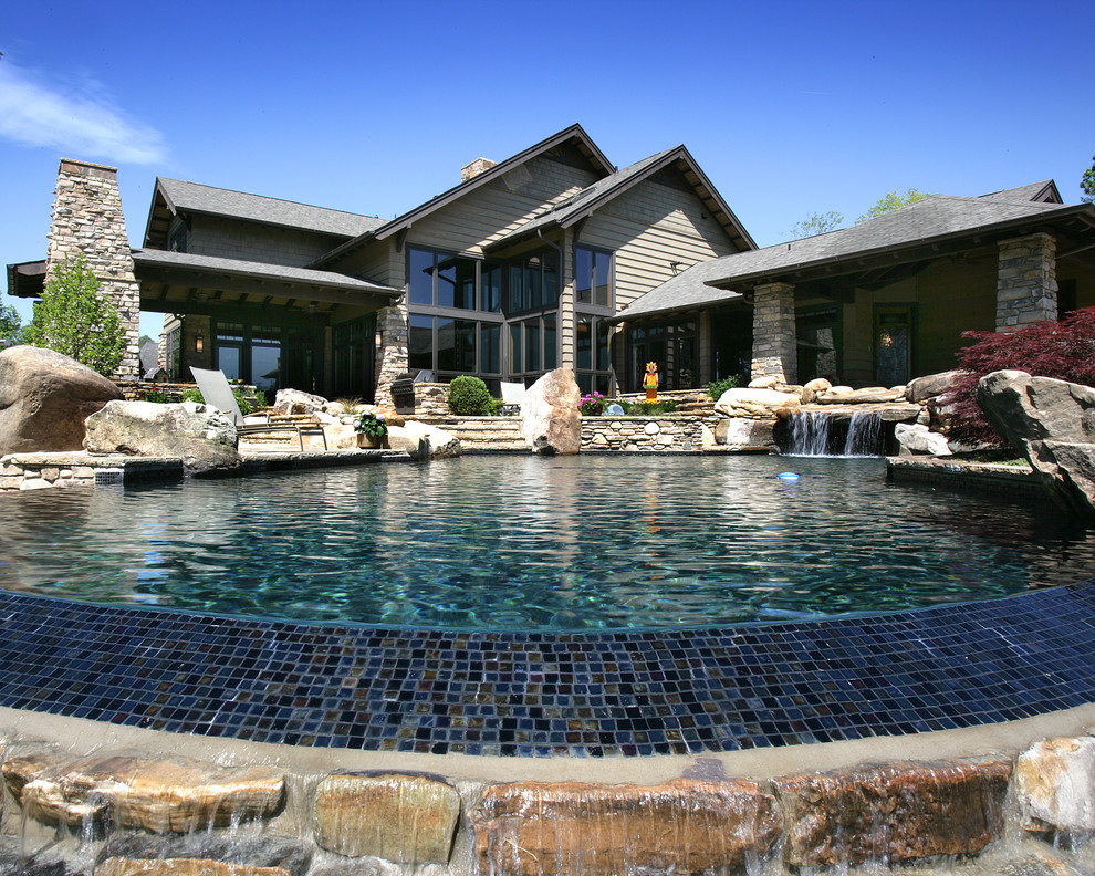 Lake House, Knoxville Custom Home - Traditional - Pool - Other - by ...