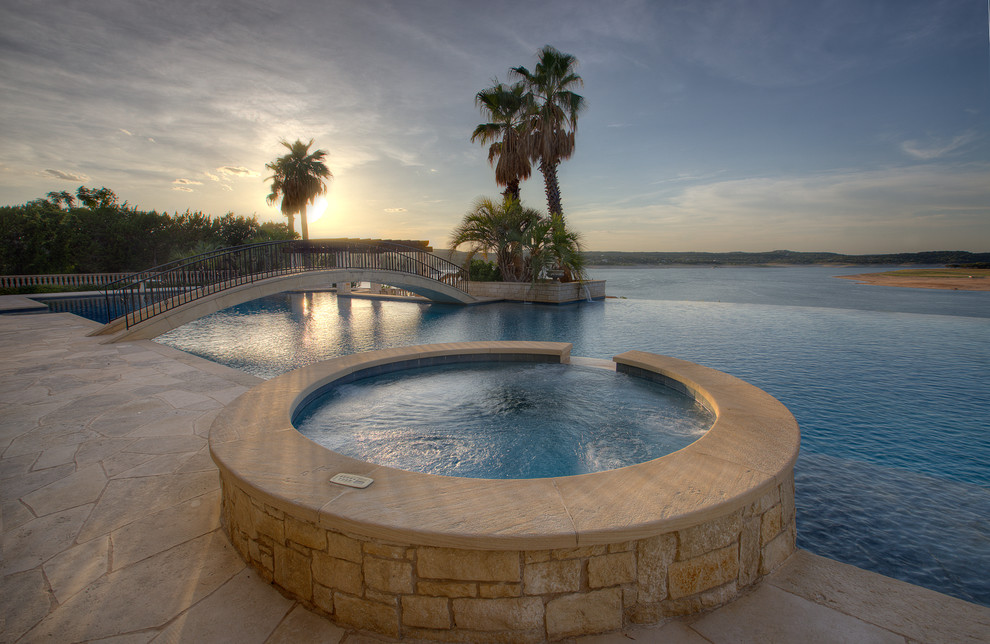 Lake Travis Lookout - Traditional - Pool - Austin - by Cascade Custom ...