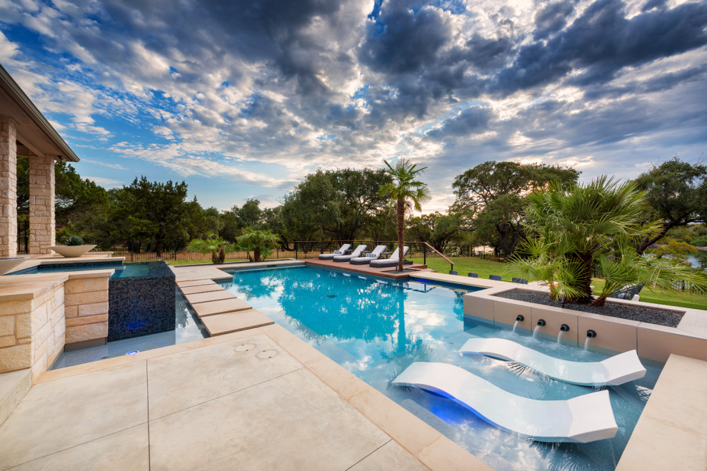 Lake Travis Modern Oasis - Contemporary - Pool - Austin - by Randy ...