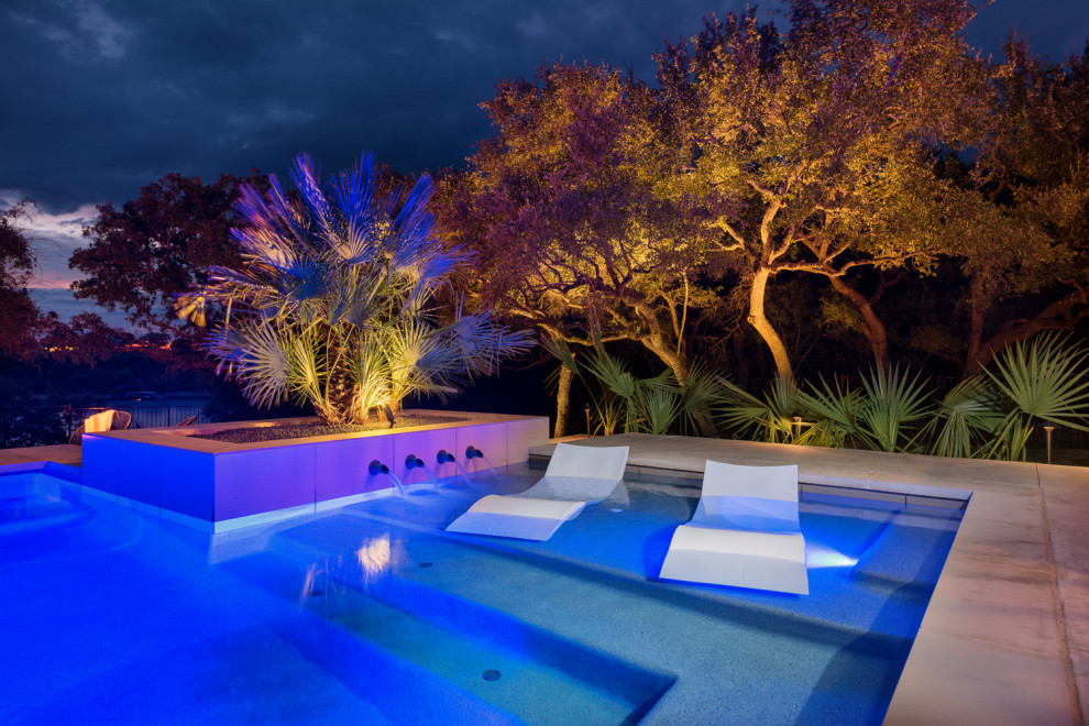 Lake Travis Modern Oasis - Modern - Pool - Austin - by Randy Angell ...