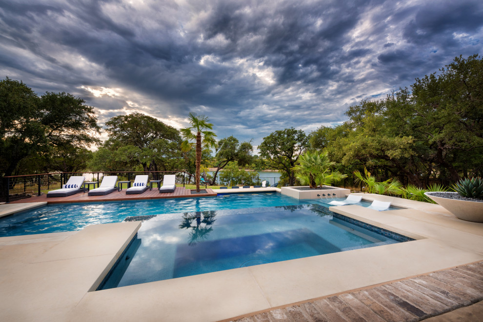 Lake Travis Modern Oasis - Modern - Pool - Austin - by Randy Angell ...