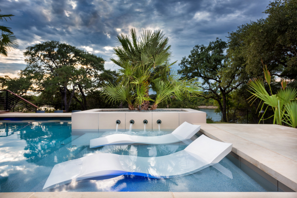 Lake Travis Modern Oasis - Modern - Pool - Austin - by Randy Angell ...