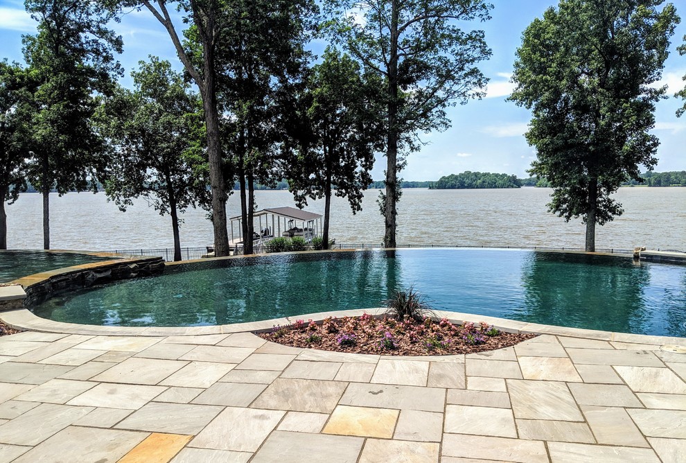 Lakeside Luxury Vanishing Edge Pool - Transitional - Pool - Other - by ...