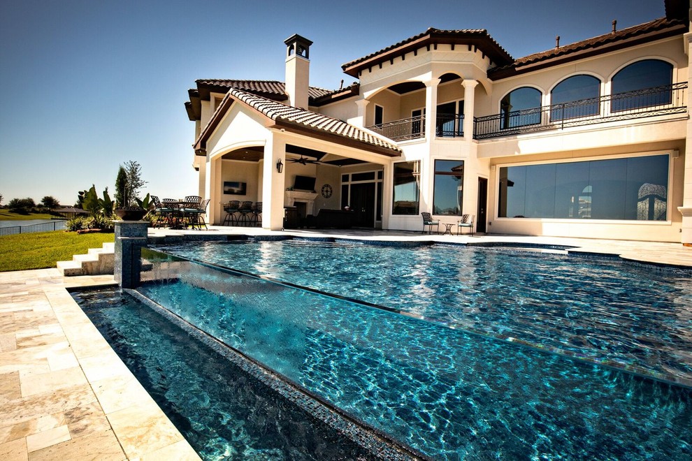 Landry Pool - $200,000+ - Pool - Houston - by Landmark Custom Pools | Houzz