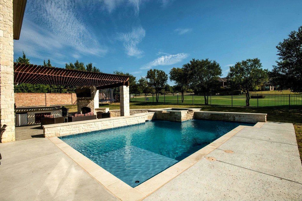 Lantana Residence Pool - Modern - Pool - Dallas - by CDP Environmental ...