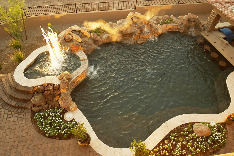 Las Sendas - Mediterranean - Swimming Pool & Hot Tub - Phoenix - by ...