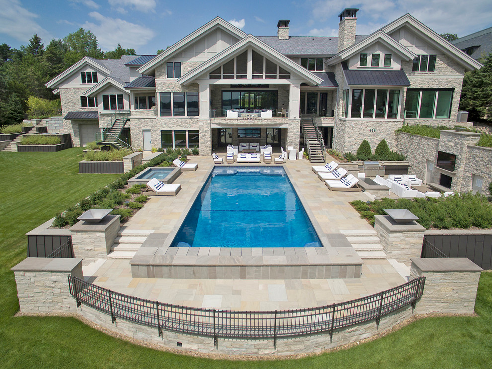 LAVISH LAUREL™ - Contemporary - Pool - Minneapolis - by ORIJIN STONE ...