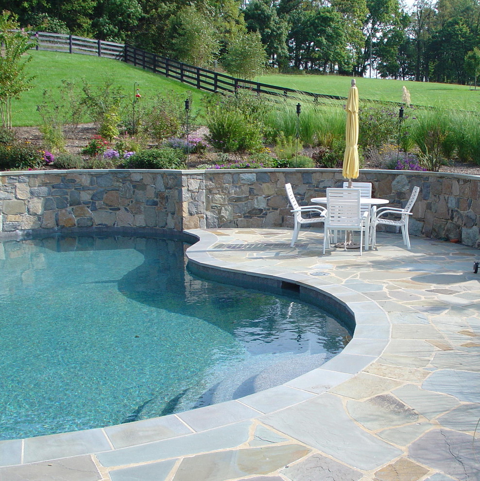 Leesburg Pool & Landscape - Contemporary - Pool - DC Metro - by Iris ...