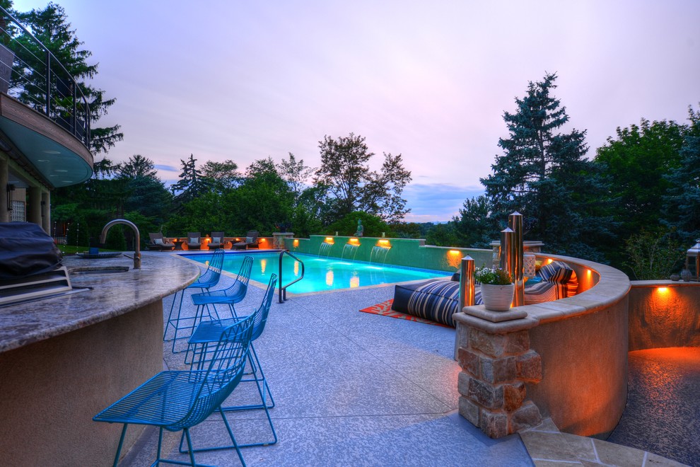 Lemoyne, Pennsylvania - Modern - Pool - Philadelphia - by Goodall Pools ...