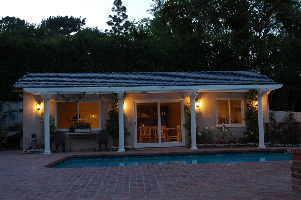 Linda Vista Pool House - Traditional - Pool - Los Angeles - by Chelsea ...