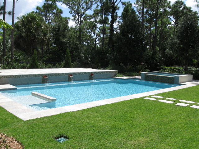 Linear Pools - Modern - Pool - Miami - by A&G Concrete Pools, Inc. | Houzz