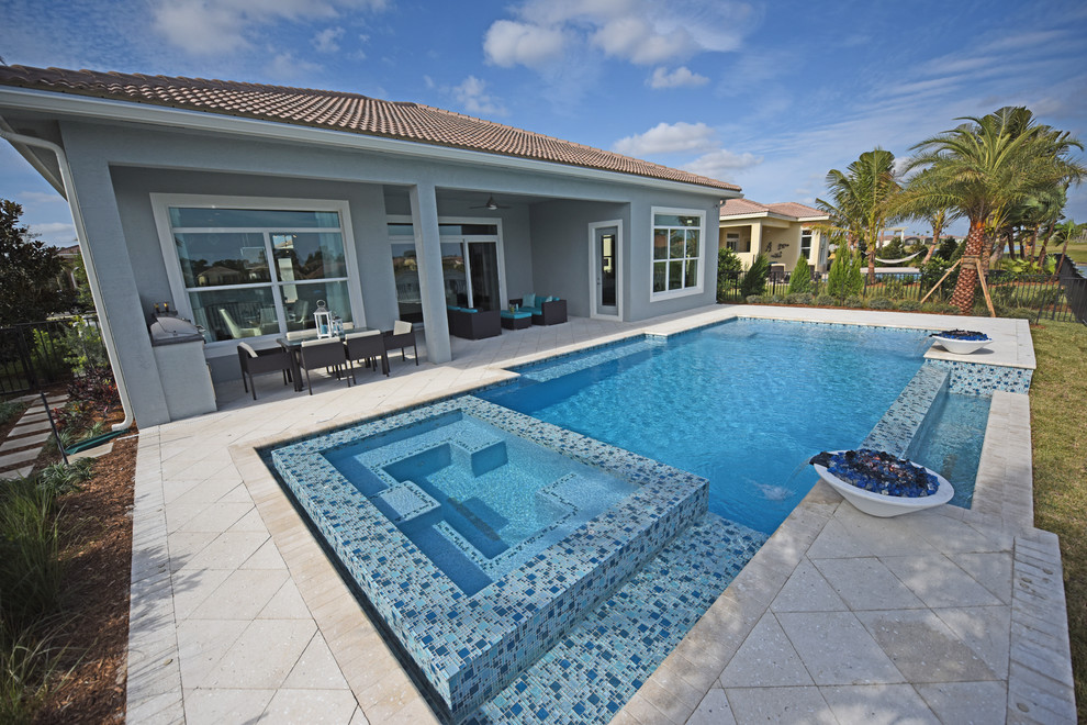 Linear Pools - Pool - Miami - by A&G Concrete Pools, Inc. | Houzz