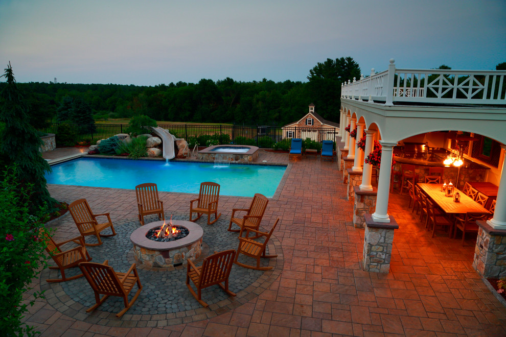 Londonderry, NH Pool, Patio & Outdoor Kitchen Design and Build ...