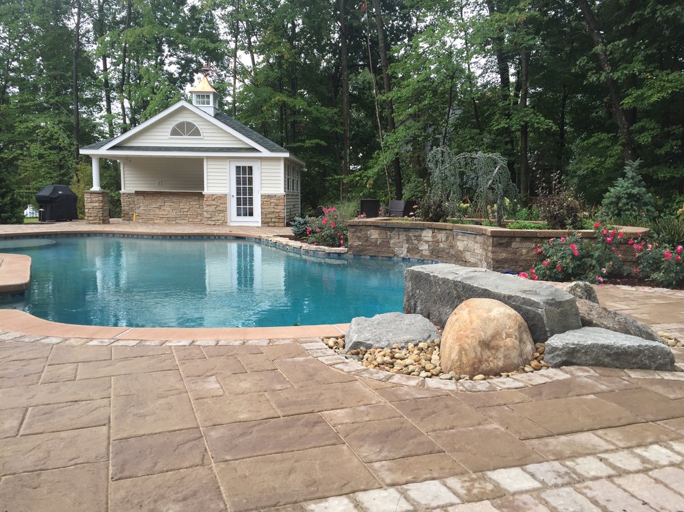Londonderry, NH Pool Project - Transitional - Pool - Boston - by Design ...