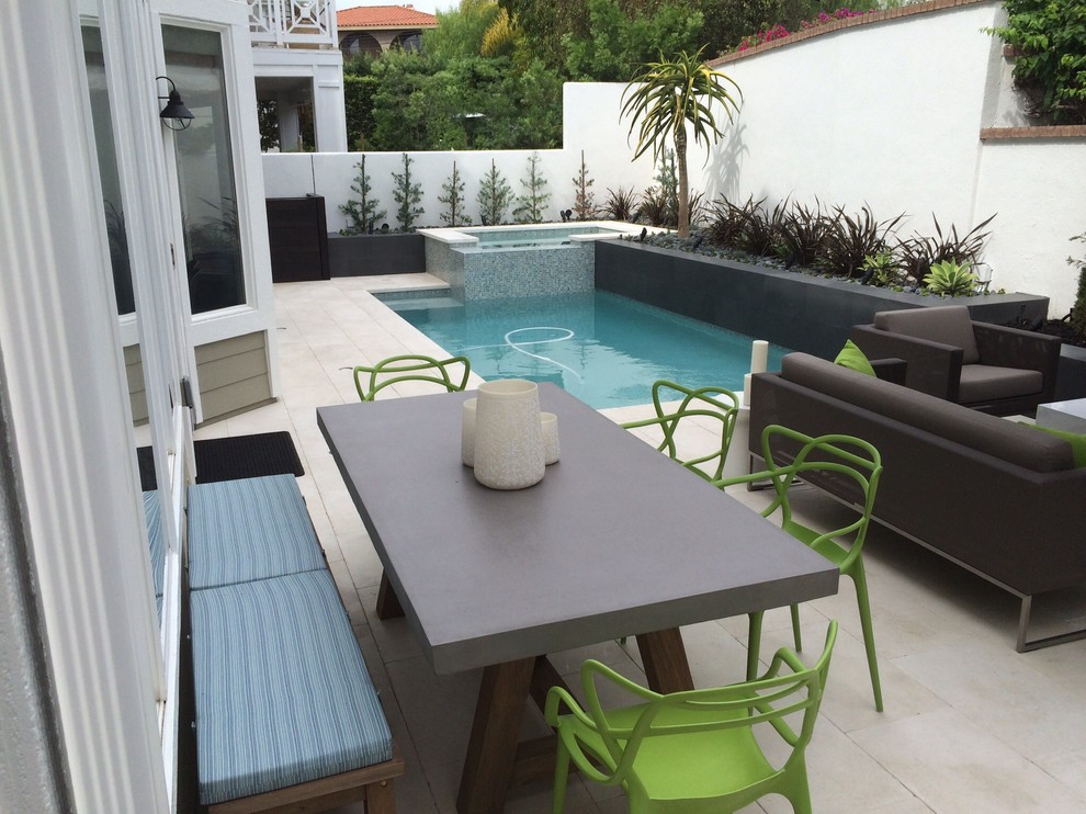 Long Beach - Contemporary - Pool - Los Angeles - by Aqua-Link Pools and ...