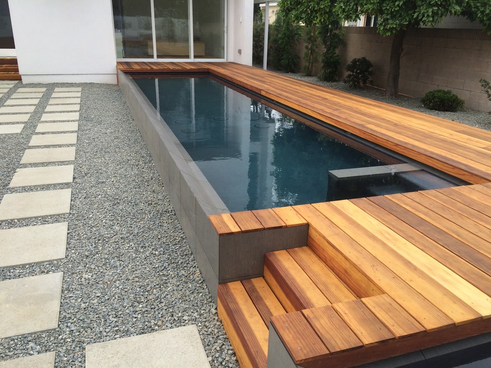 Long Beach Modern - Modern - Pool - San Diego - by Aqua-Link Pools and ...