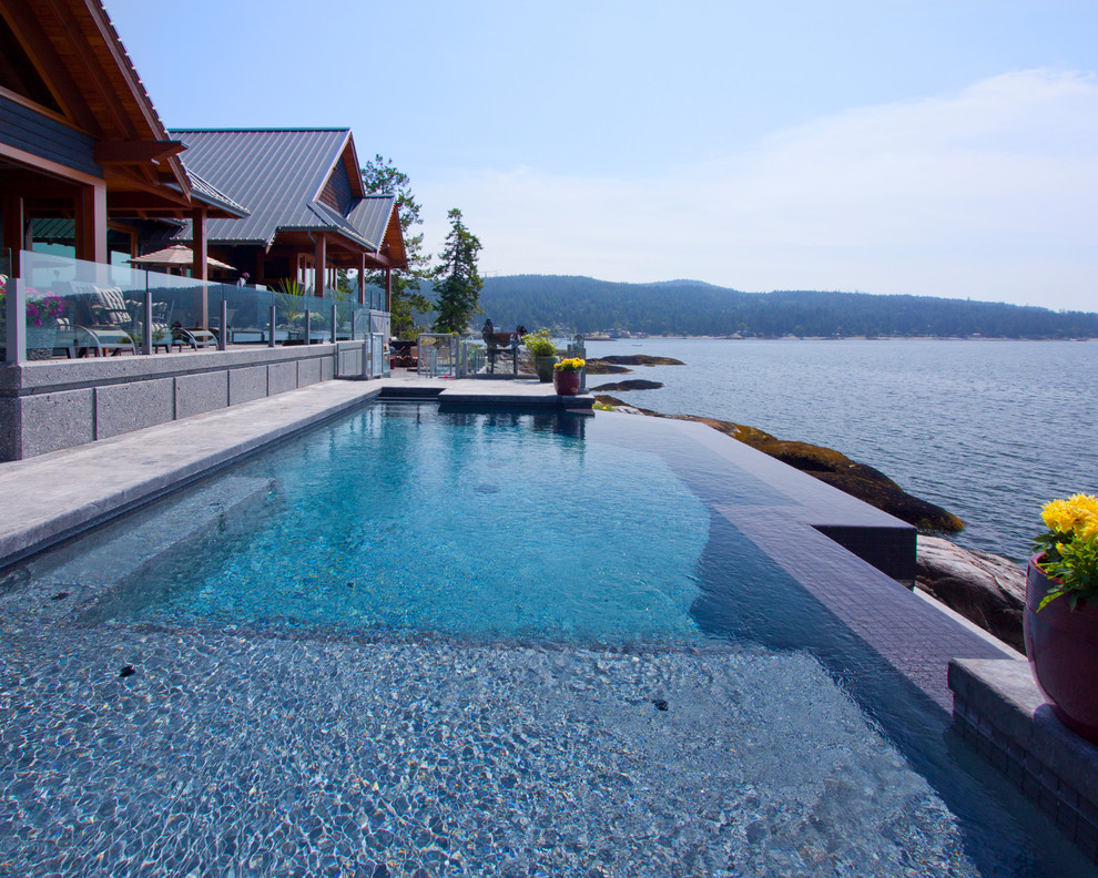Lounging Ledge - Contemporary - Pool - Vancouver - by Alka Pool ...