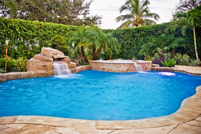 Lucci Residence - Lagoon/Freeform - Tropical - Pool - Miami - by Van ...