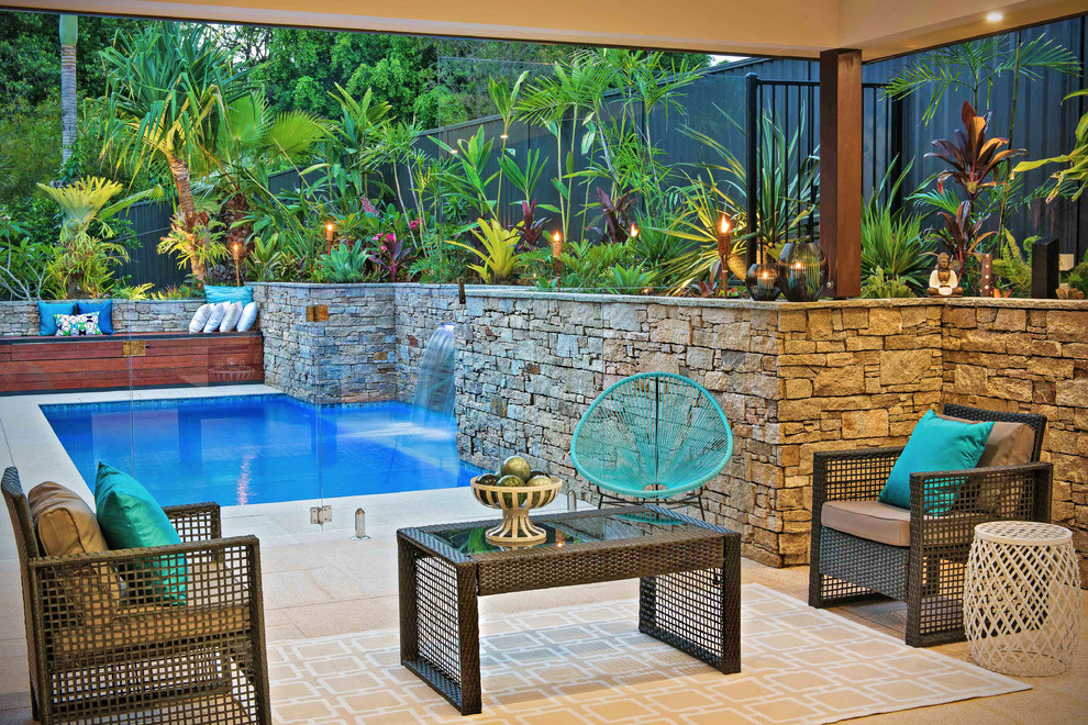 Lush Outdoor Living - Tropical - Pool - Brisbane - by Beau Corp ...