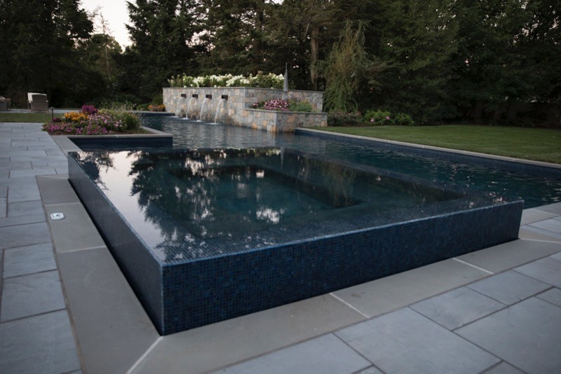Luxury 75' Long Lap Pool Ridgewood NJ - Contemporary - Pool - New York ...