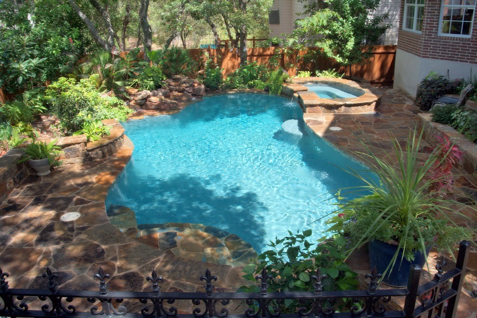 Luxury Backyards - Traditional - Pool - Austin - by Cody Pools, Inc ...