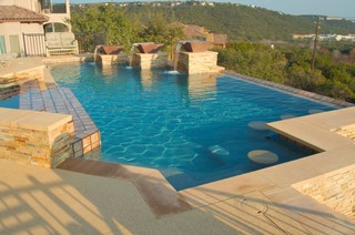 Luxury Backyards - Traditional - Pool - Austin - by Cody Pools, Inc ...