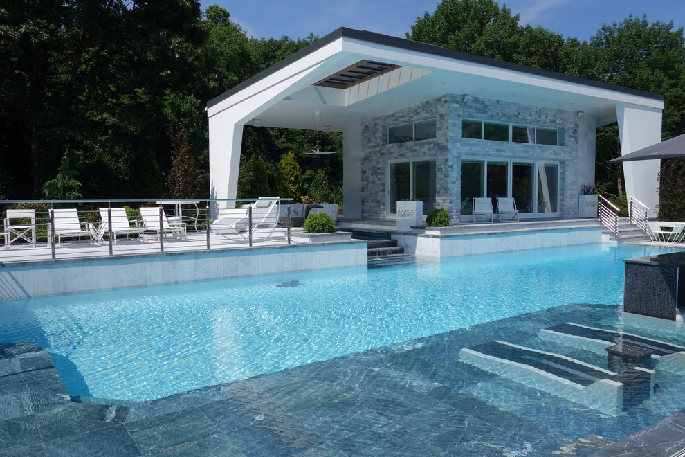 Luxury Outdoors - Modern - Pool - New York - by Bella Porta | Houzz