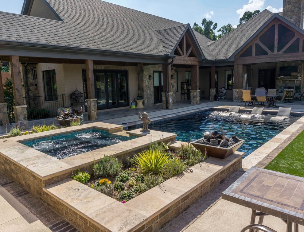 Luxury Pools & Spas - Rustic - Pool - Other - by Signature Pools ...