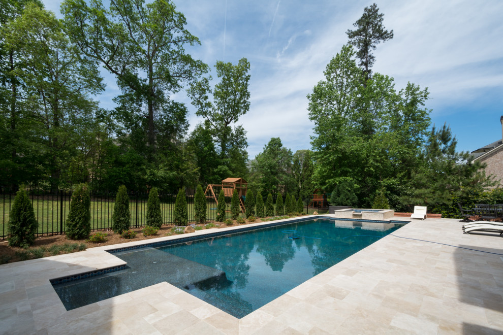 Mableton Pool & Gazebo - Traditional - Pool - Atlanta - by Hall Design ...