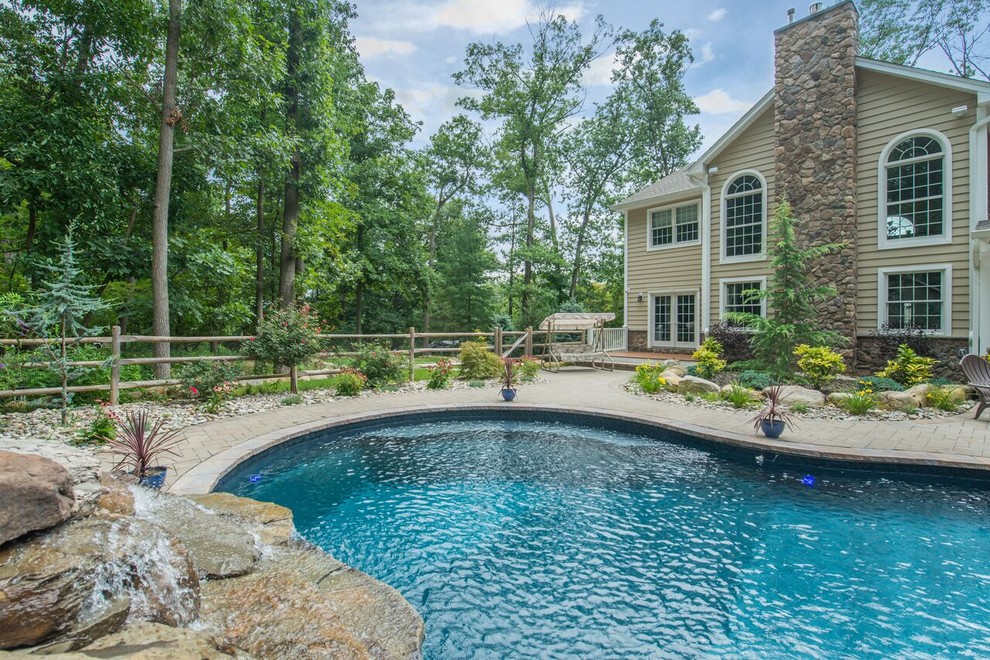 Mahwah, Bergen County, New Jersey - Traditional - Pool - New York - by ...