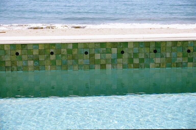 Malibu Pool; Hand Glazed Tiles - Contemporary - Pool - Los Angeles - by ...