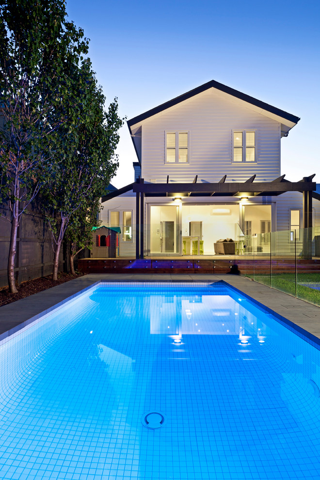 Malvern family pool - Traditional - Pool - Melbourne - by Southern ...