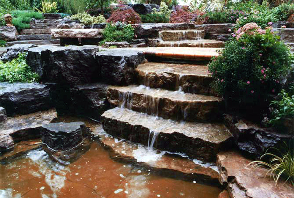 Markham Landscaping Ideas | Waterfall | Water Features - Pool - Toronto ...