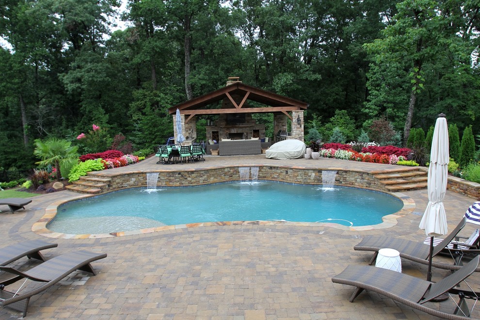 Markwell Pool - Traditional - Pool - Atlanta - by Artistic Landscapes ...