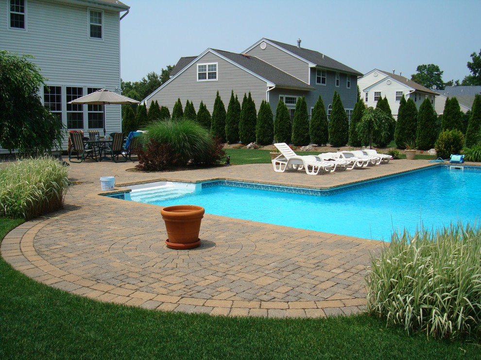 Masonry - Traditional - Pool - New York - by C & I Concrete and Masonry ...
