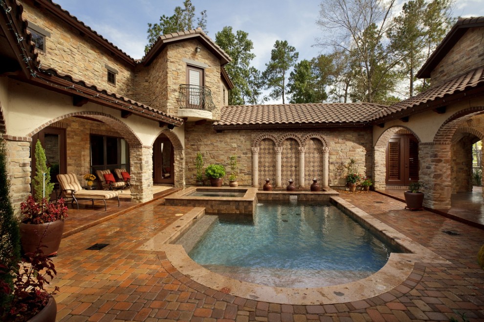 Meadow Falls: High Meadow Ranch - Magnolia, TX - Mediterranean - Pool ...