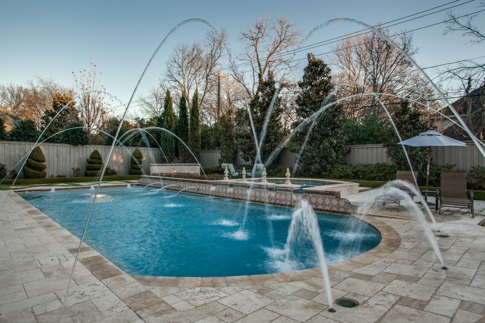 Meadow (Preston Hollow) - Traditional - Pool - Dallas - by Nixon Custom ...