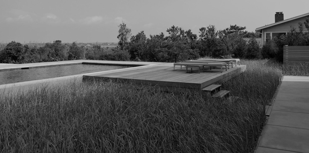 Mecox Bay Residence - Wetland Buffer Planting - Traditional - Swimming ...