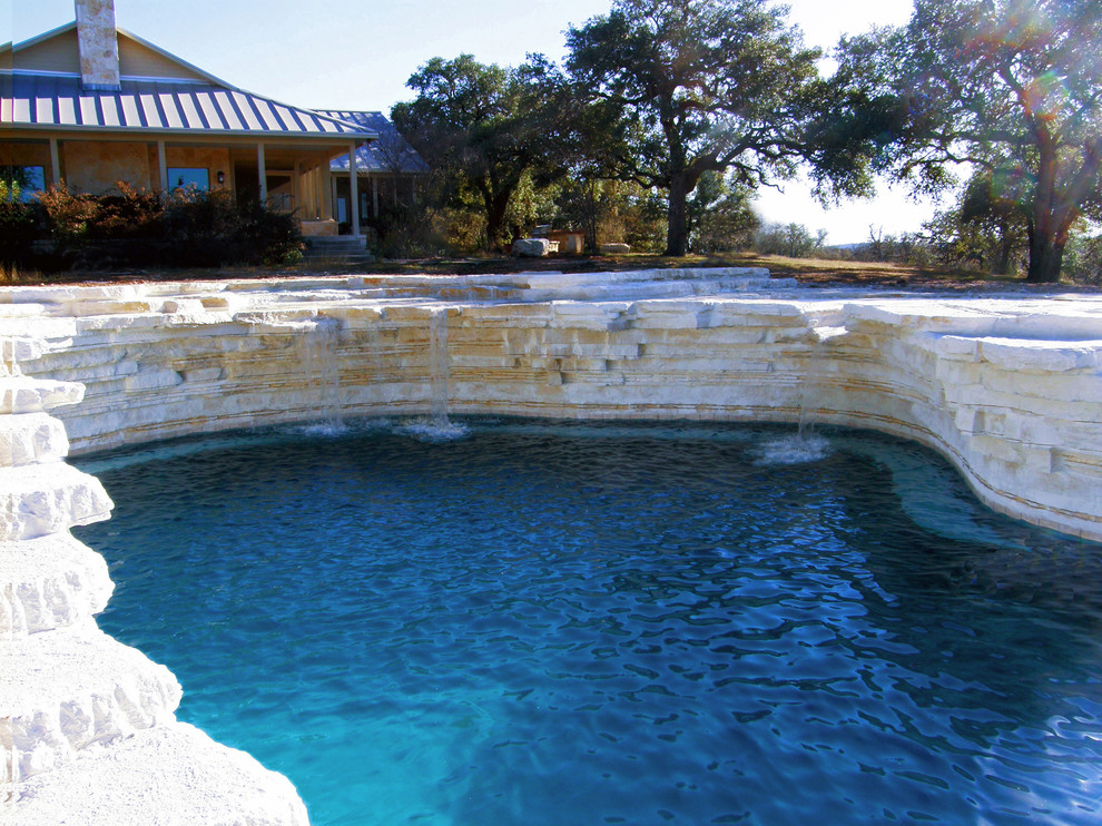 Medina River Pool - Bandera, TX - Contemporary - Pool - Austin - by ...