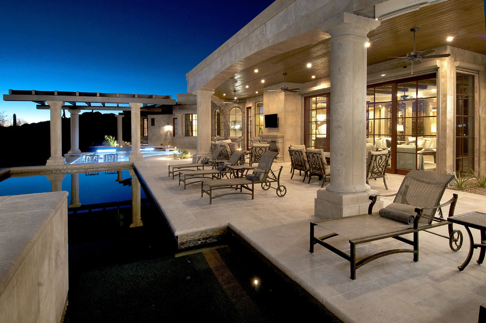 Mediterranean Patio & Pool - Mediterranean - Pool - Phoenix - by Pools ...