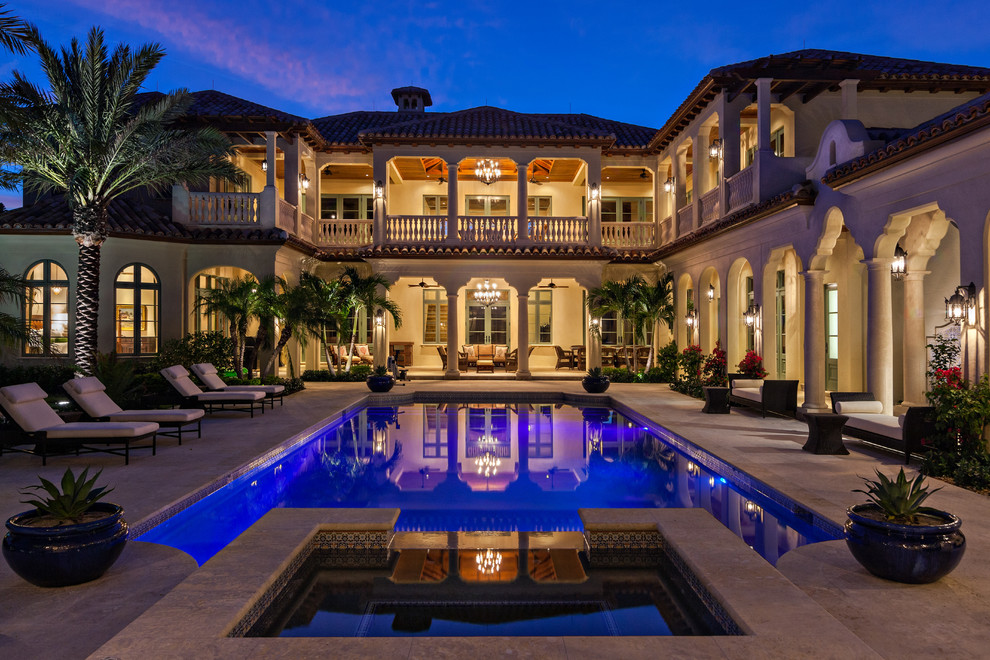 Mediterranean Pool - Mediterranean - Pool - Miami | Houzz