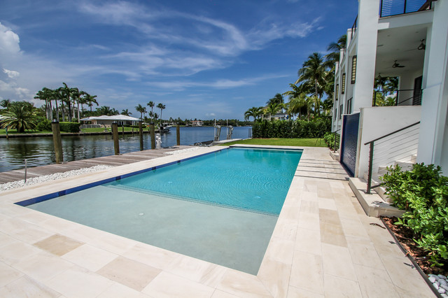Miami Modern Custom Home - Modern - Pool - Miami - by Pioneer ...